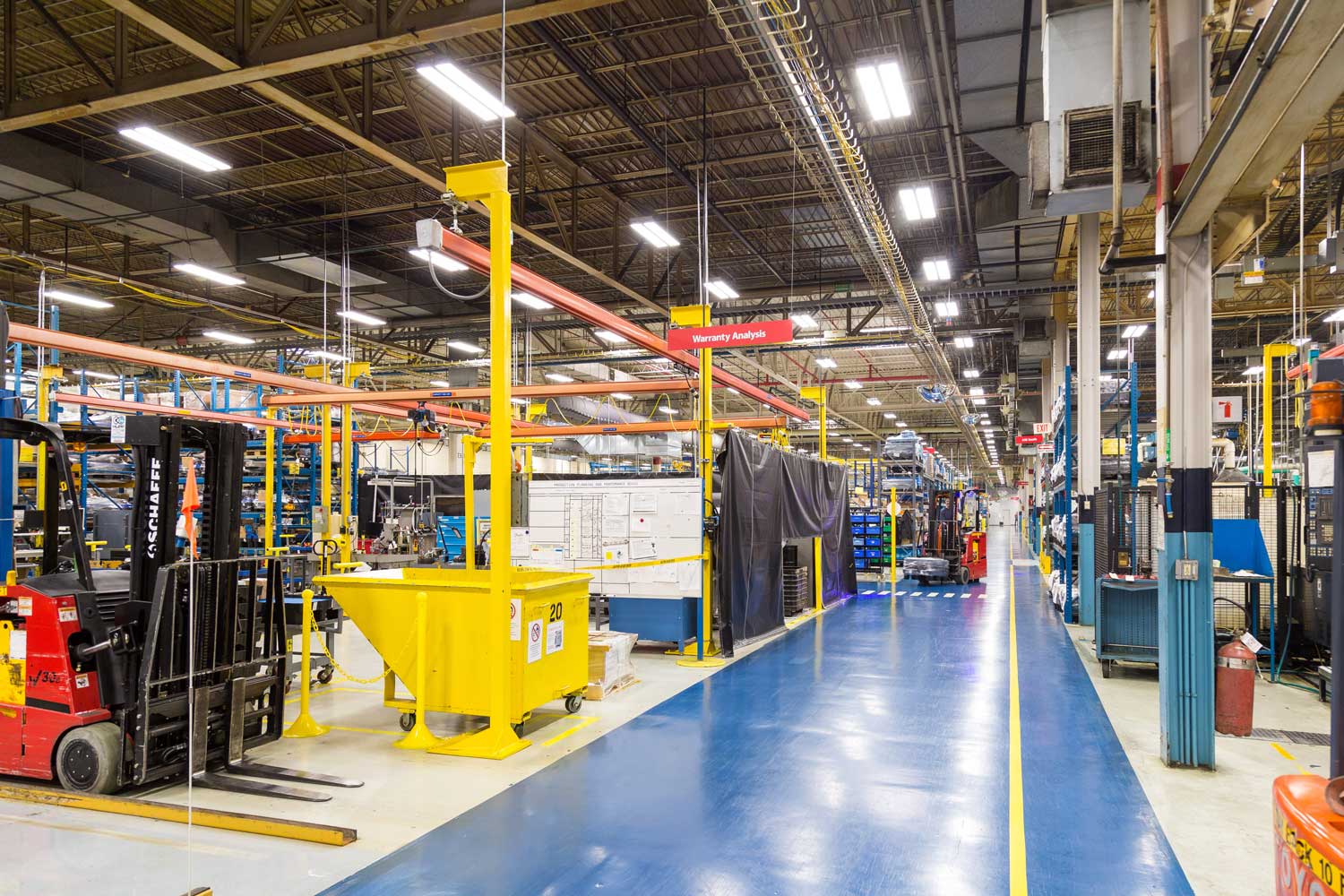 Danfoss Power Solutions Manufacturing Area LED Lighting - Denovo